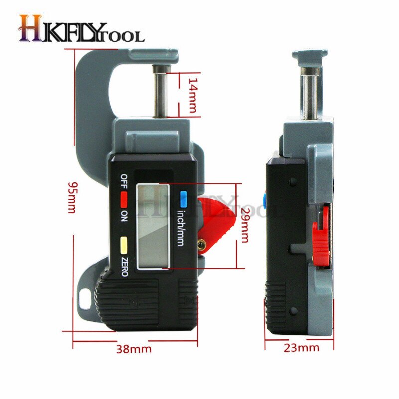 0-25mm Digital Horizontal Thickness Gauge 0.01mm J... – Vicedeal