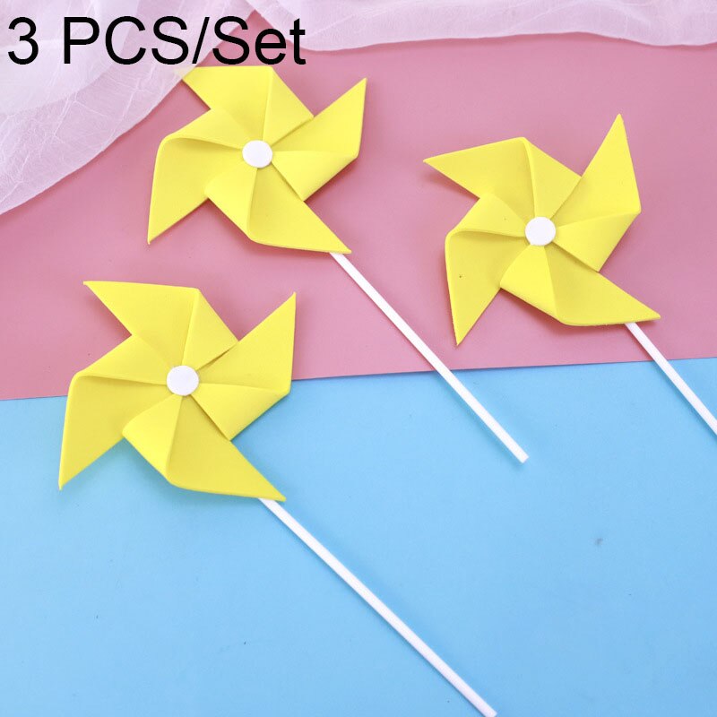 Birthday Cake Topper Colorful Windmill Birthday Ac... – Grandado