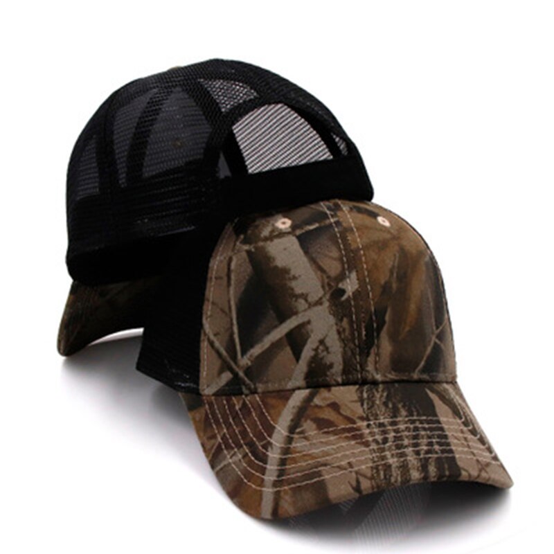 cotton camouflage baseball cap mesh cap summer bre... – Grandado
