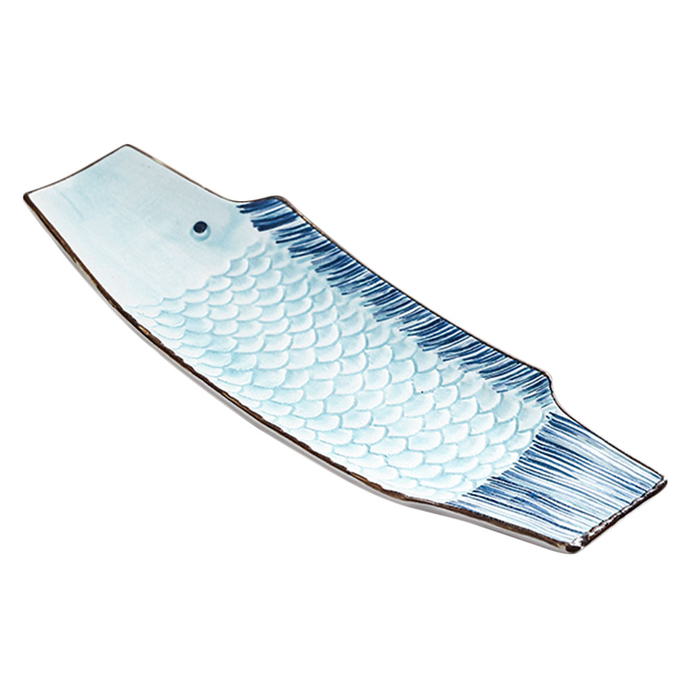 Japanese Style Sushi Plate Food Serving Dish Ceram... – Grandado