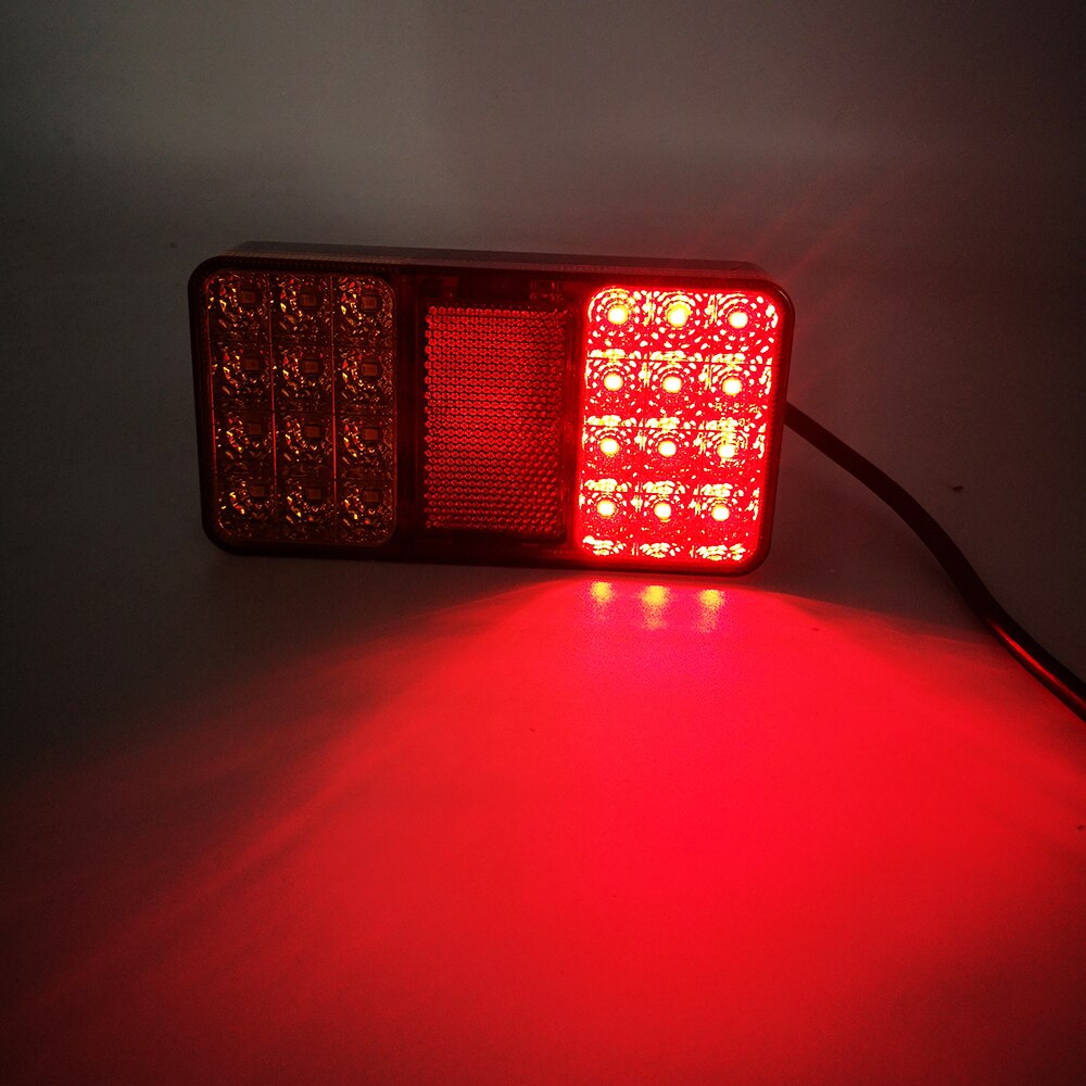 1Pcs 12V 24V 24 LED Trailer Truck Rear Lights Brak... – Grandado