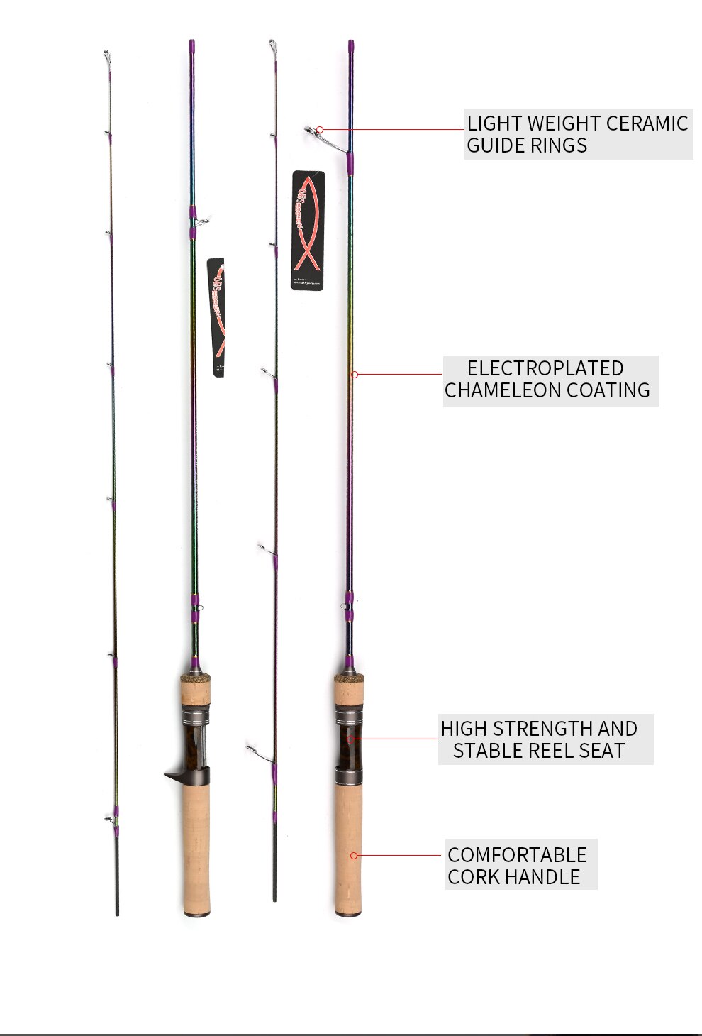 OBSESSION Solid Tip UL Carbon fishing rod 1.53m 1.... – Vicedeal