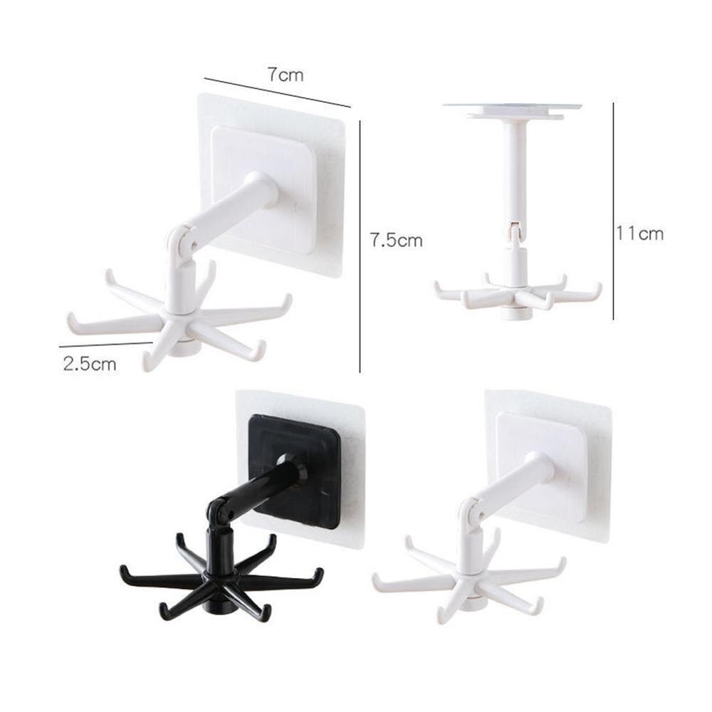 1PC Kitchen 360° Rotating Hook Bathroom Hanger Wal... – Grandado