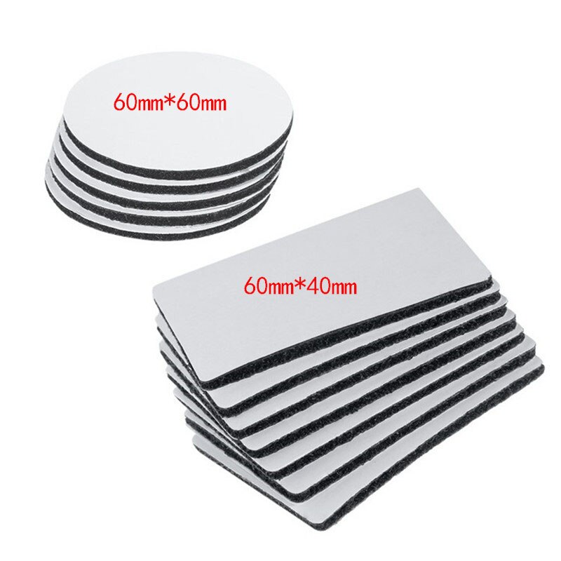 10 par / parti stærk selvklæbende krog og løkke fastgørelsesbånd nylon ...