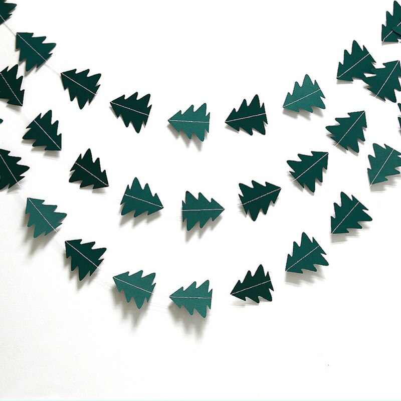 Christmas Tree Paper Garland Artificial Tree Wall ... – Vicedeal
