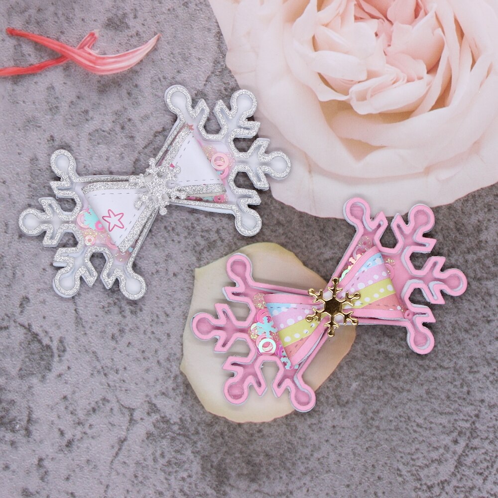 KSCRAFT Christmas Snowflake Bow Shaker Metal Cutti... – Grandado