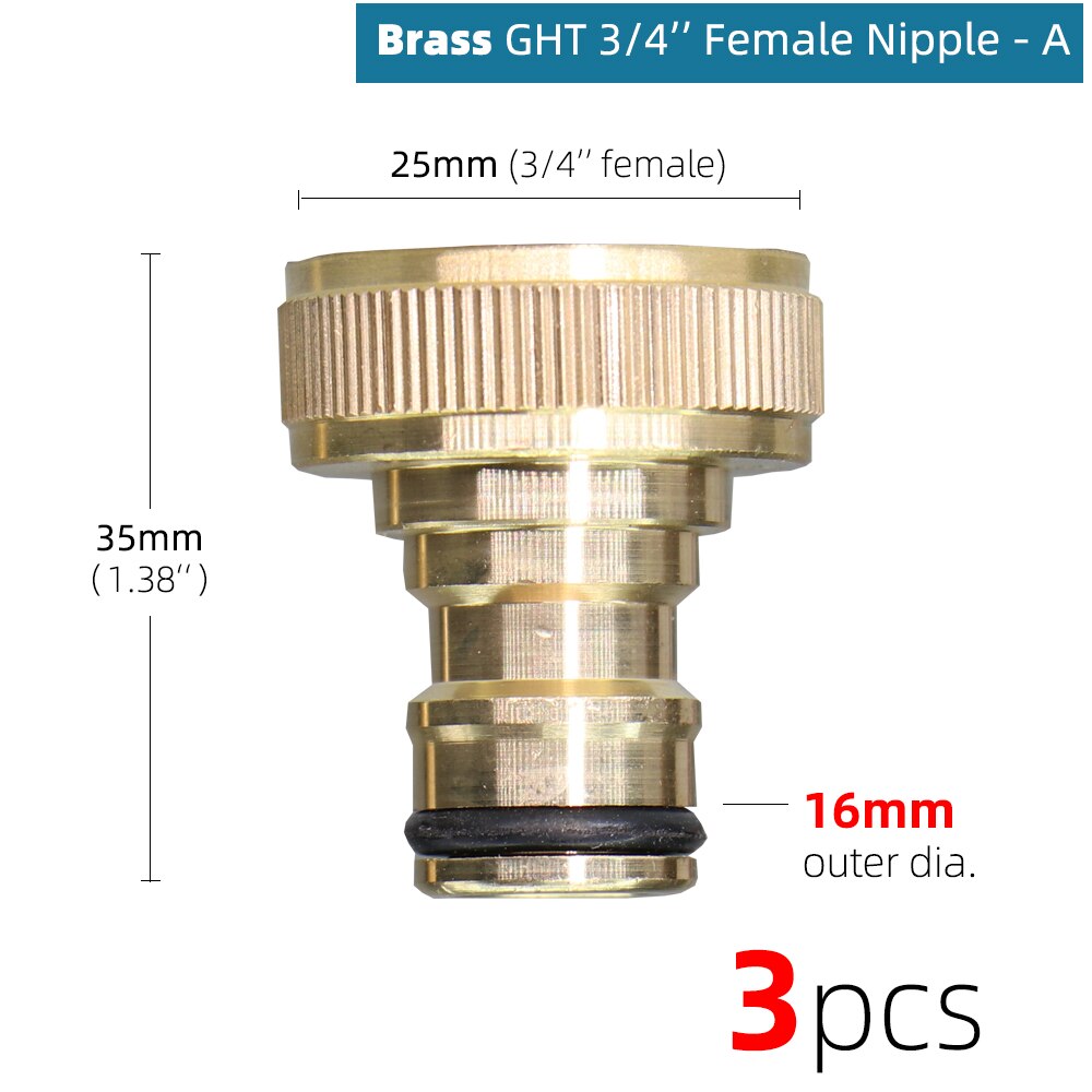 Adaptadores de mangueira de jardim rbhl, 1 peça, c... – Grandado