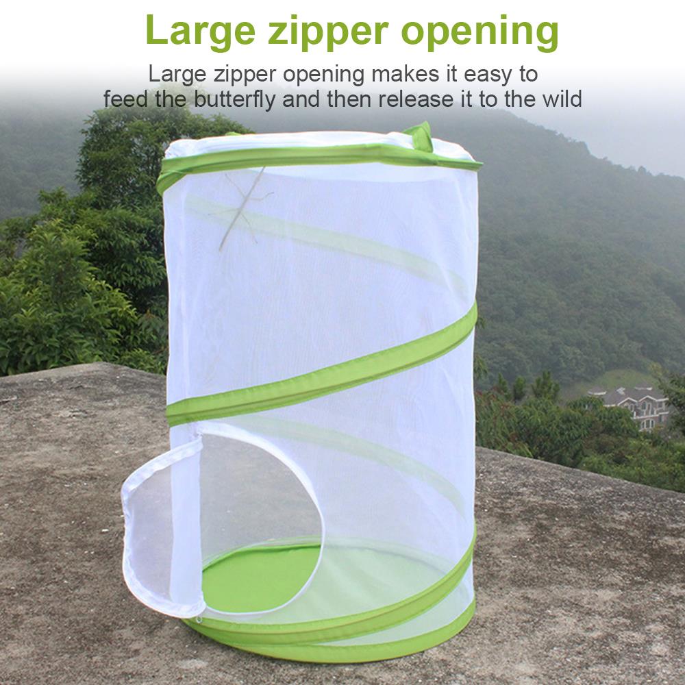 Insect Habitat Cage Green 35*50cm Large Butterfly ... – Grandado