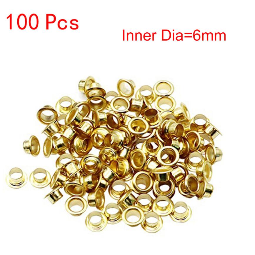 100 Pcs Titanium Eyelets Leather Tool Craft Repair... – Grandado