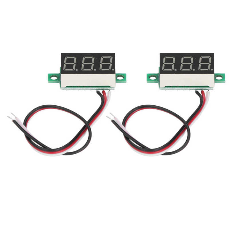 Digital Voltmeter Volt Meter DC0.00V-30.0V for Mea... – Grandado