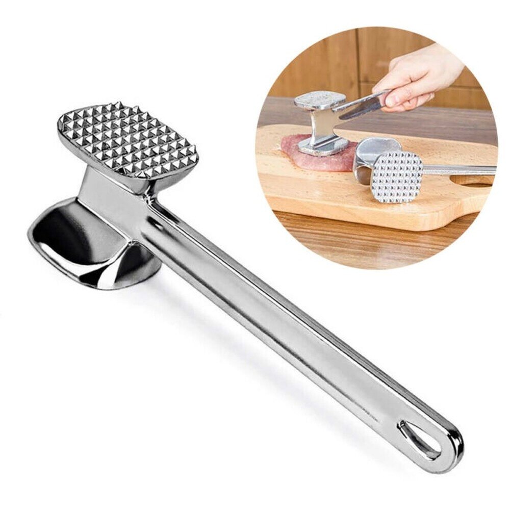 Two Sides Aluminum Meat Hammer Mallet Beef Chicken... – Vicedeal