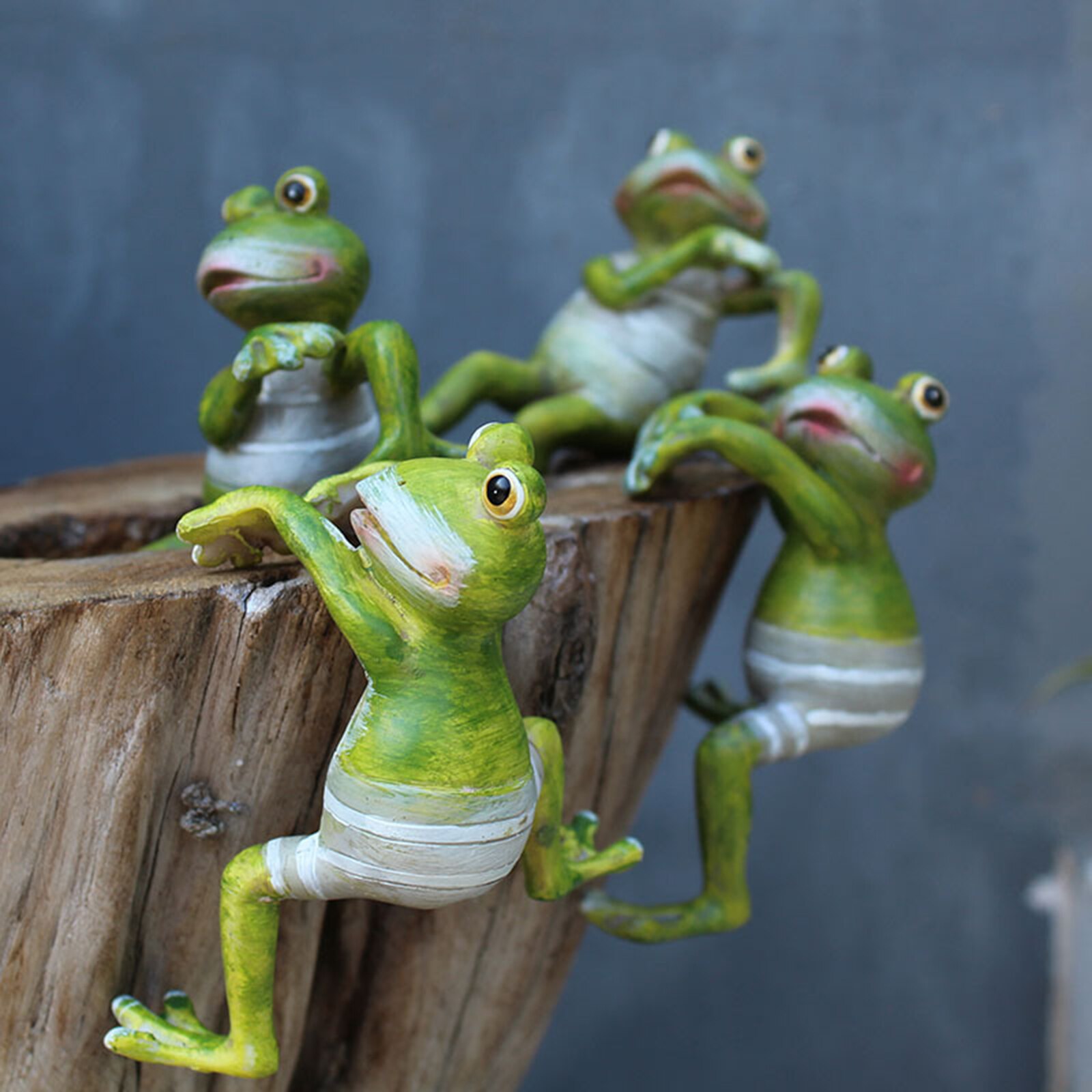 4pcs/Set Climbing Frogs Bonsai Decorative Hang Fro... – Grandado