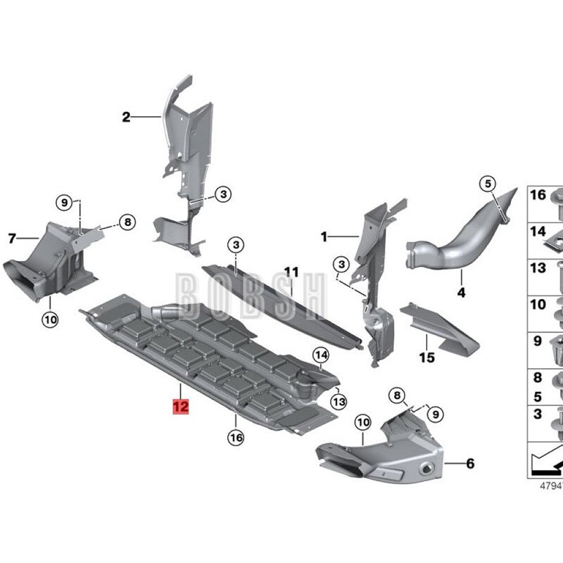 Motor zimmer abschirmung front 2006-b mwX5 E53 X5 ... – Vicedeal