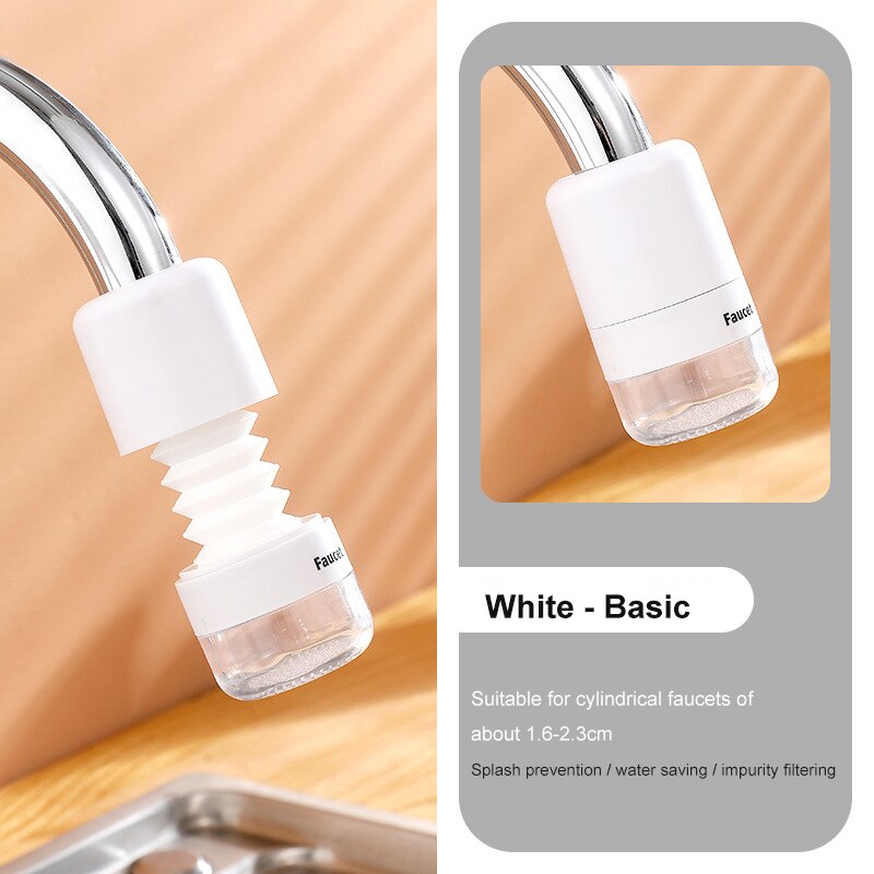 360 Degree Adjustable Kitchen Faucet Extender Show... – Grandado