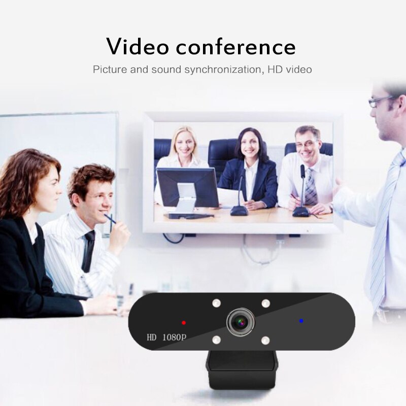 1080P Fixed Focus HD Webcam Built-in Microphone Hi... – Grandado