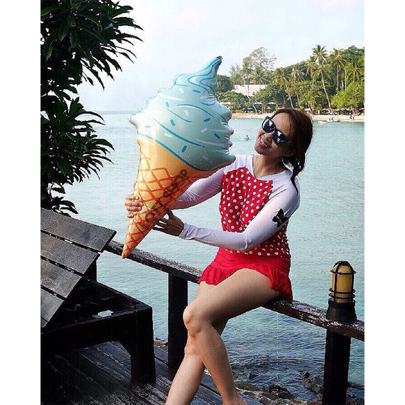 90cm 35inch Giant Inflatable Ice Cream Pool Float ... – Vicedeal
