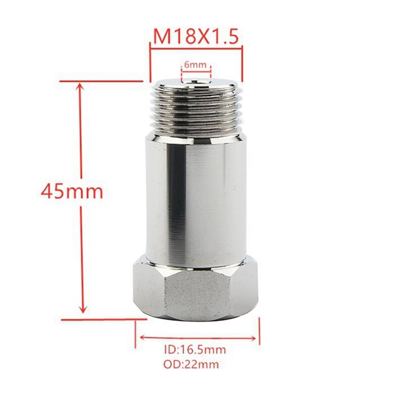 Auto O2 Zuurstof Sensor Spacer Expender M18 X 1.5 ... – Vicedeal