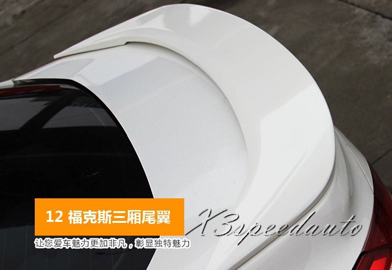 Unpainted Plastic Spoiler/Wing For Ford Focus SEDA... – Grandado