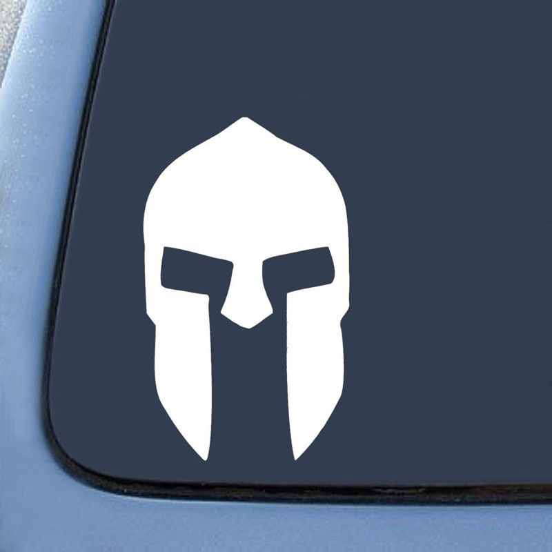 Spartan Stickers Helmet of King Leonidas die cut v... – Vicedeal