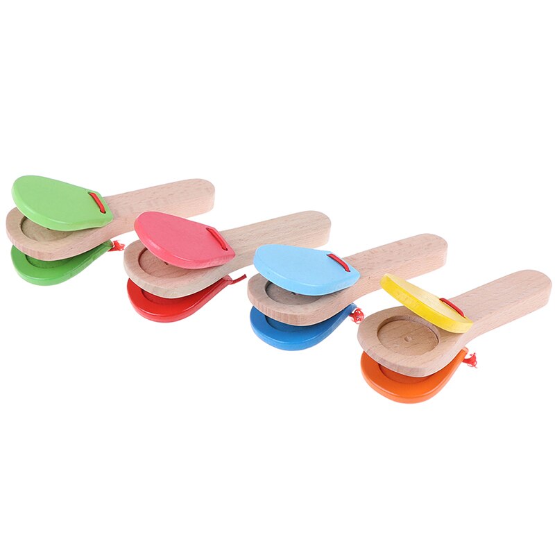 Wooden Percussion Handle Clapping Castanets Board ... – Vicedeal