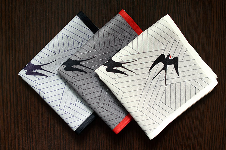 Good mens handkerchief,Swallows Flying ,plaid cott... – Grandado