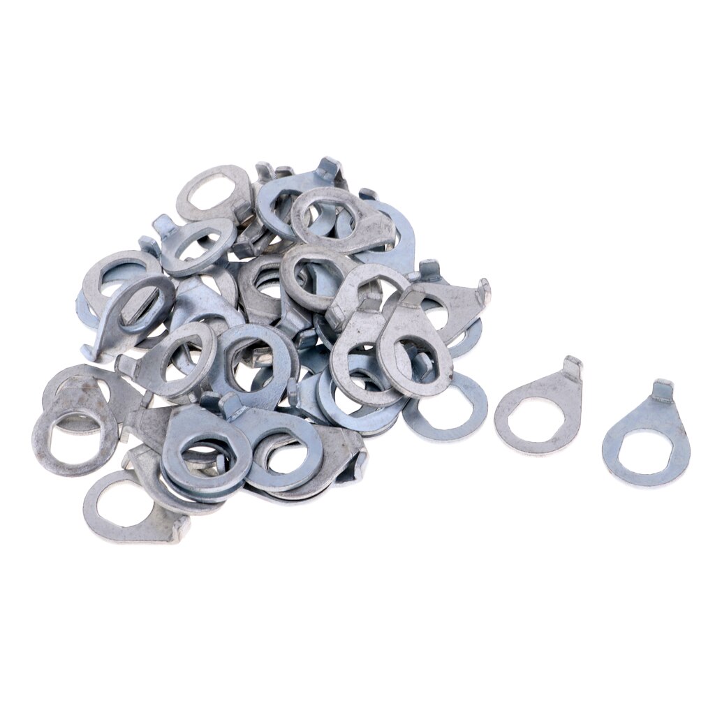 50 Pieces Safety Hub Retaining Clip Silver for Mou... – Grandado
