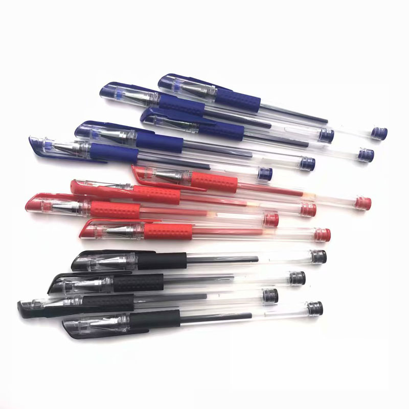 8 Pcs/lot Office Red Blue Black Ink Gel Pen 0.5mm ... – Grandado