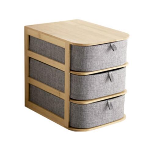 Multi-layer Storage Drawer Bamboo+Oxford cloth Des... – Vicedeal