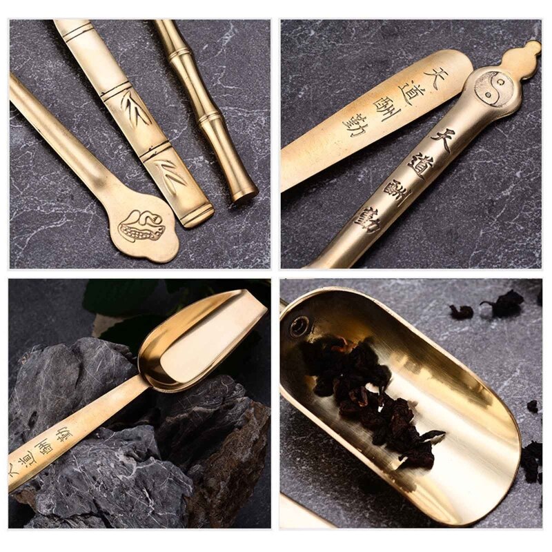 Tea Accessories Chinese Kung Fu Retro Style Brass ... – Vicedeal