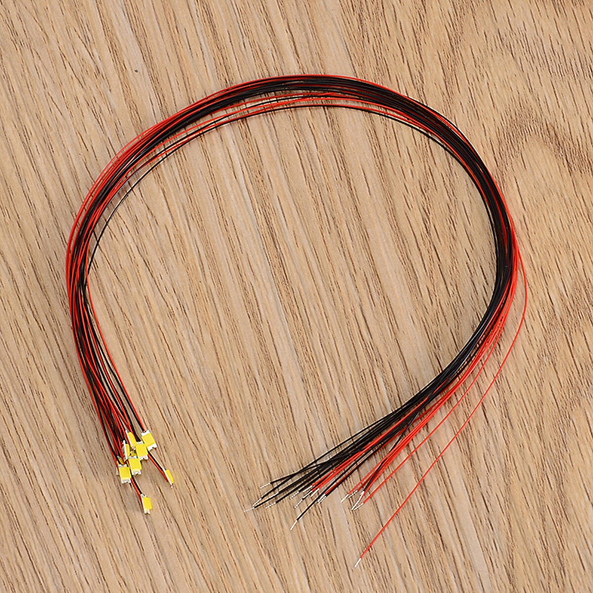 10Pcs Warm White SMD Led 1206 2.8V-3.4V Pre-solder... – Grandado