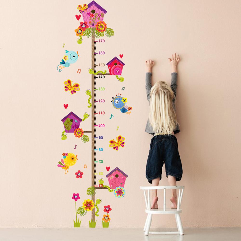 Wallpaper Sticker Cartoon Measuring Height Detacha... – Grandado
