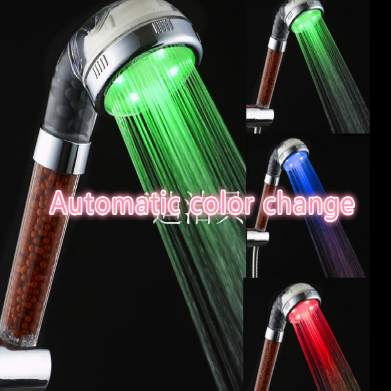 led shower bathroom shower color change Automatic ... – Grandado