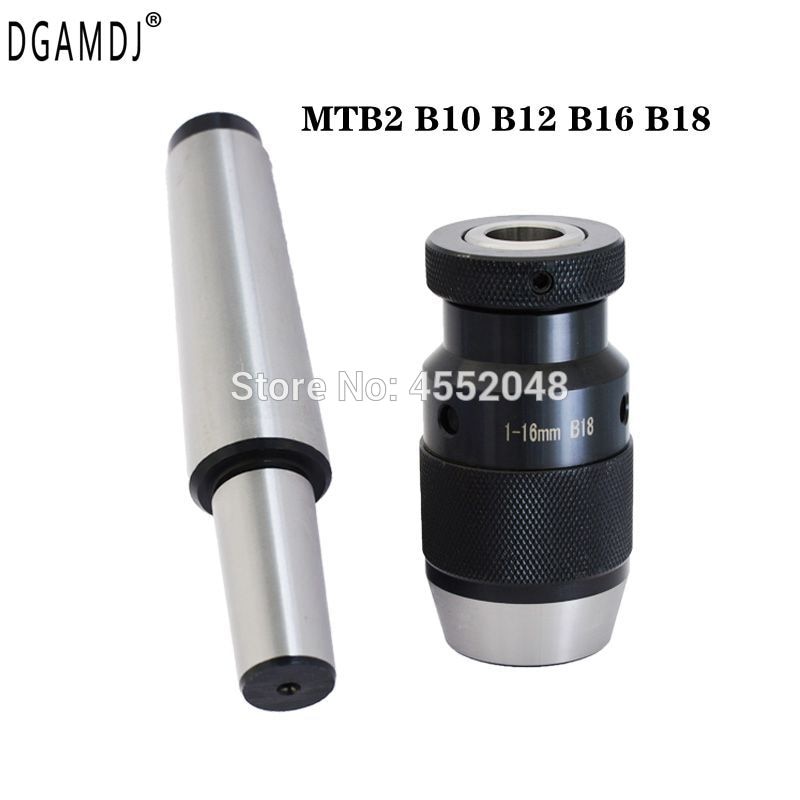 1set #2 drill chuck with thread M10 morse arbor MT... – Grandado