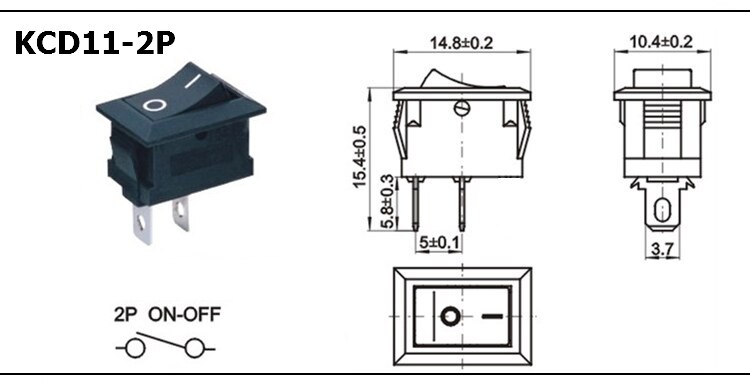 10 stk rød svart belyst 12v vippebryter 20 amp lik... – Grandado