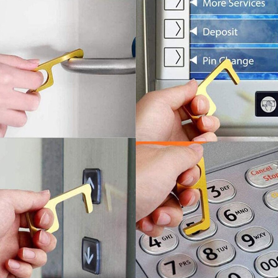 No Touch Key Door Opener Key Chain Non-contact Doo... – Vicedeal