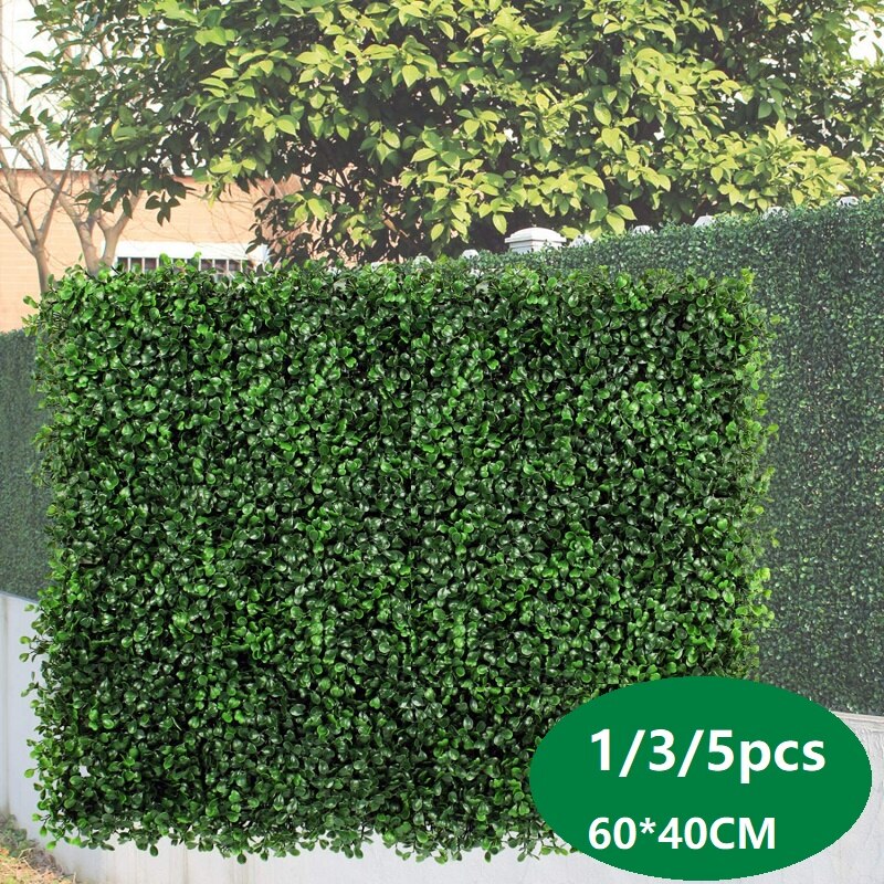 1/3/5pcs Artificial Topiary Hedge Plant, UV Protec... – Grandado