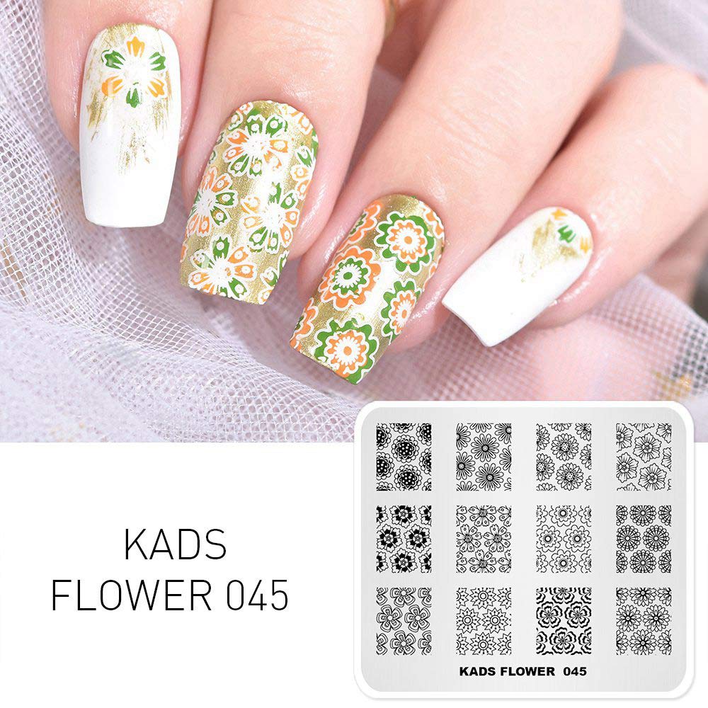 KADS Nail Art Template Highly Recommended 6 Design... – Vicedeal