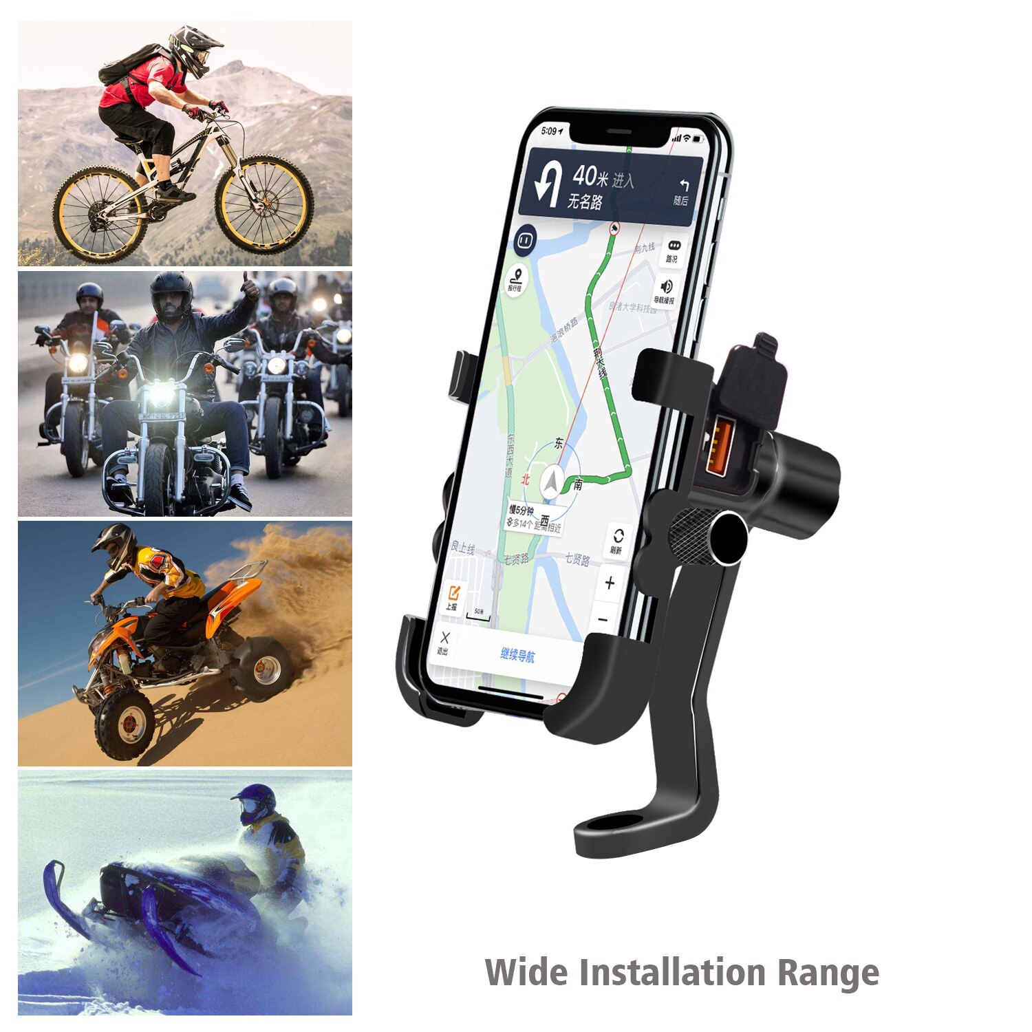Stijl Motorfiets Multi-Functionele On-Board Telefo... – Grandado