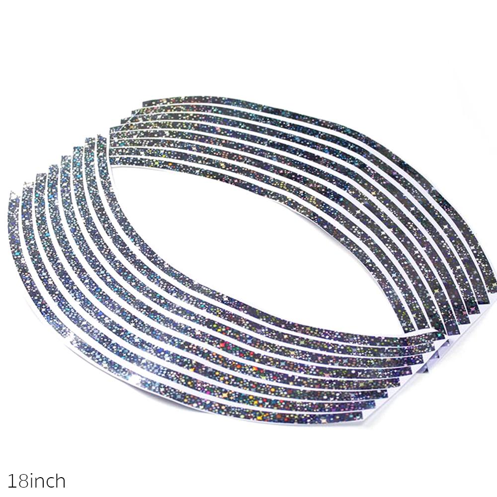 16 Pcs Universal Motorcycle Wheel Rim Reflective S... – Grandado