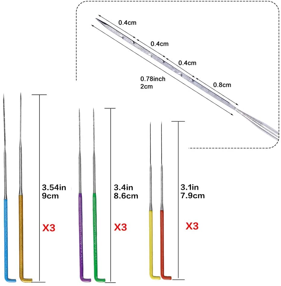 Lmdz 18 Pcs Naaldvilten Naalden, naaldvilten Tool ... – Vicedeal
