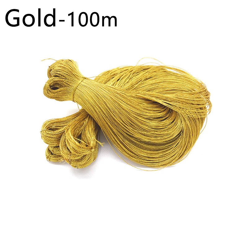 100 Meter Goud/Zilver Glitter Cords Diy Verpakking... – Vicedeal