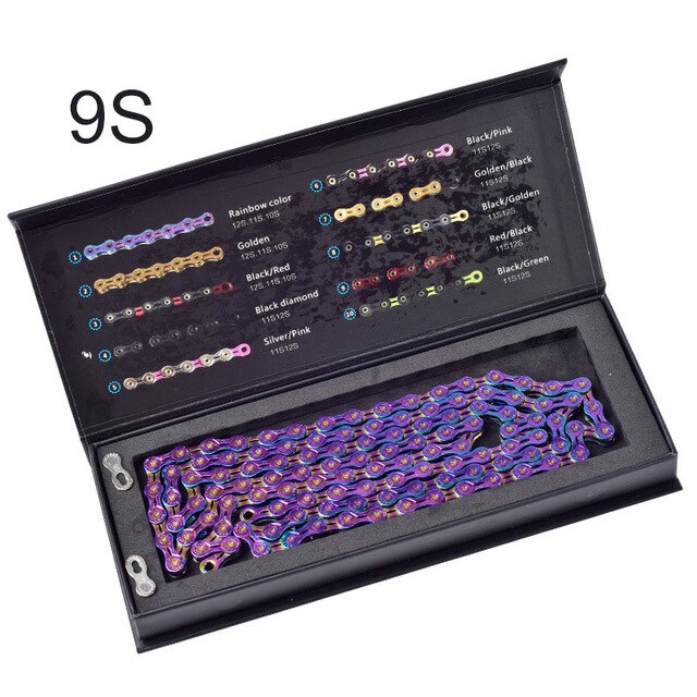 Metal 9/10/11/12 Speed Road MTB Bike Coating Bicyc... – Vicedeal