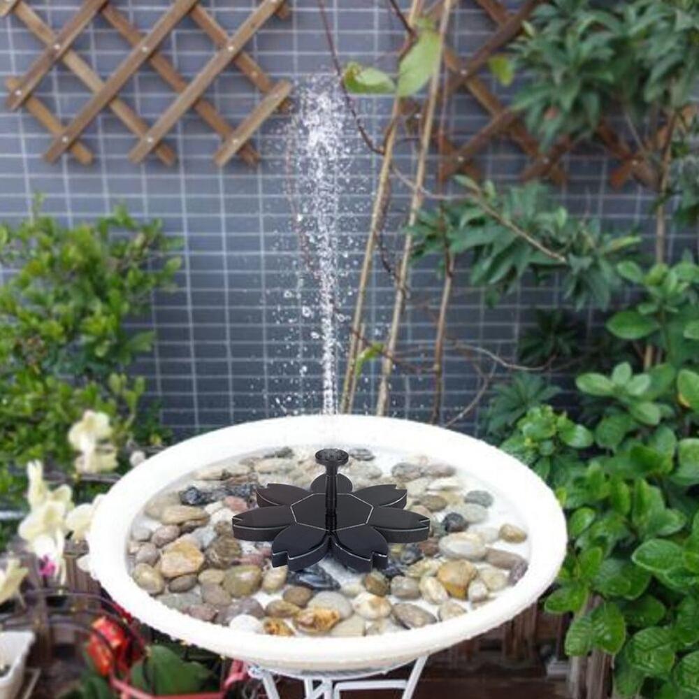 Outdoor Zeven-Bloemblaadje Solar Fontein Vogel Bad... – Grandado