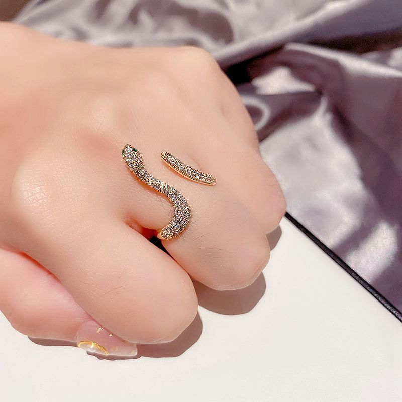 Punk Vrouwelijke Kleine Slang Ring Bridal Engageme... – Vicedeal