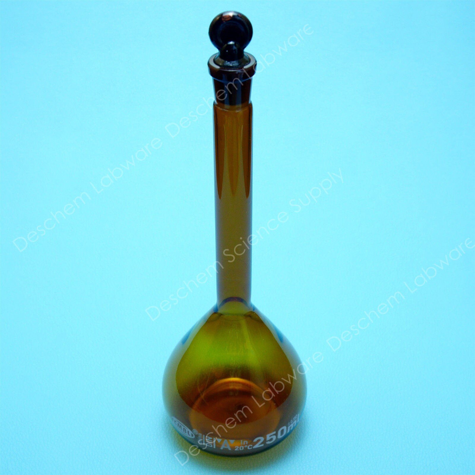 250ml,Amber Brown Volumetric Flask,Glass Bottle,Wi... – Vicedeal