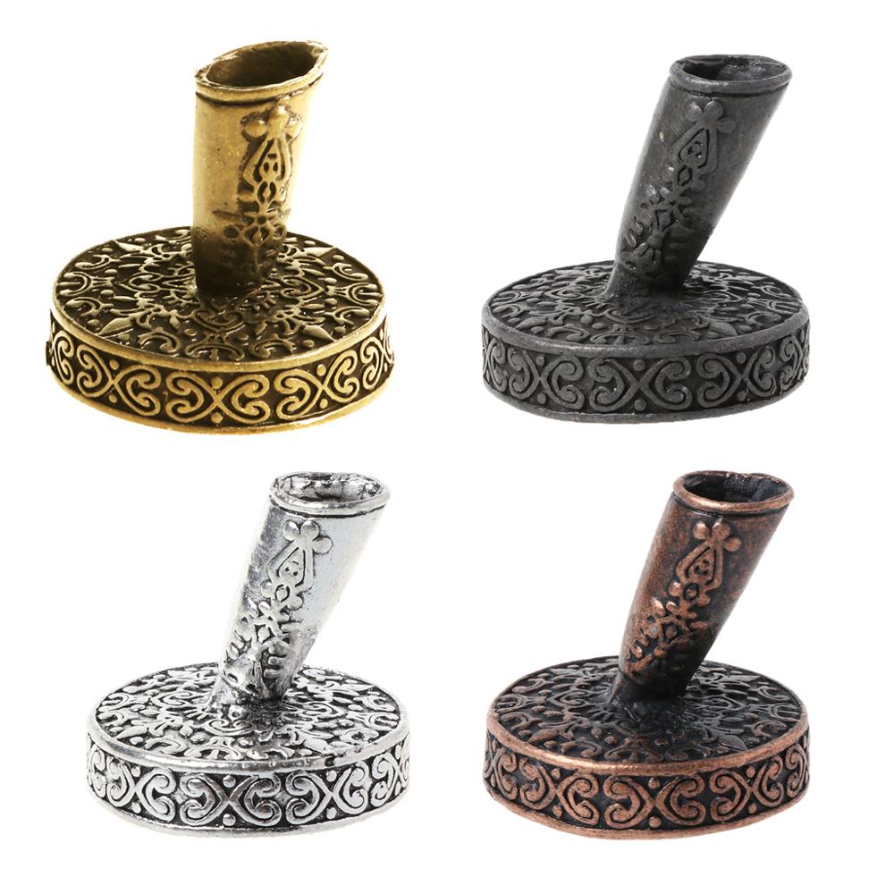 Vintage Metal Round Insertion Pen Holder for Feath... – Grandado