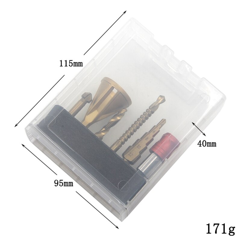 Hss Tap Boor Set Afkanten Tool Set Combinatie Boor... – Vicedeal