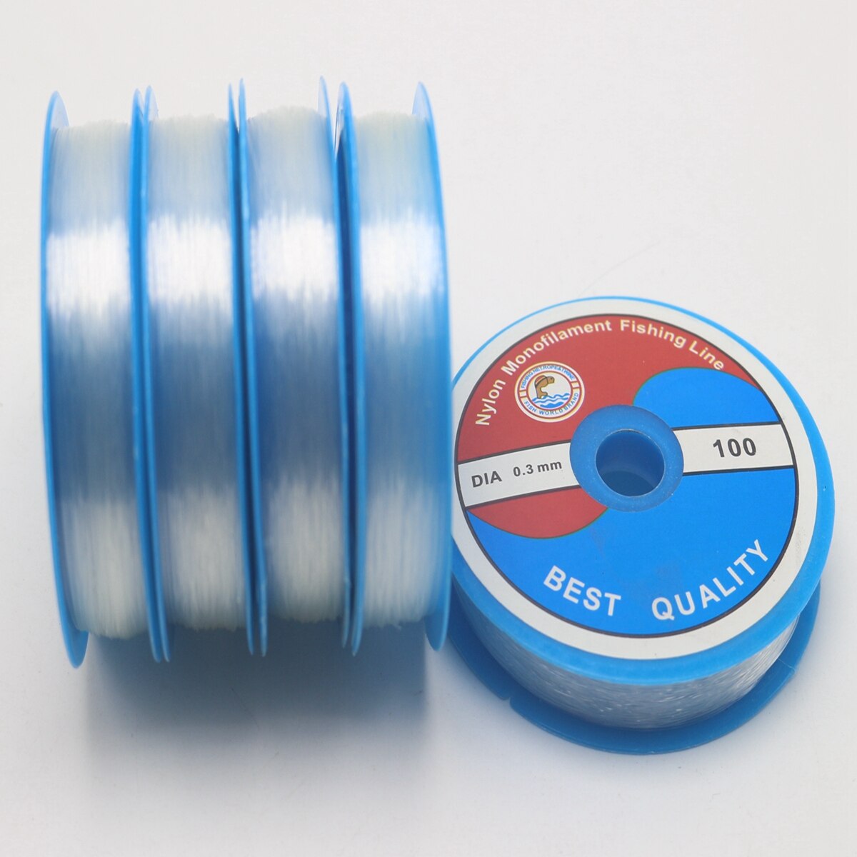 2 Roll Clear Nylon Vissen Wire Non Stretch Kralen ... – Vicedeal