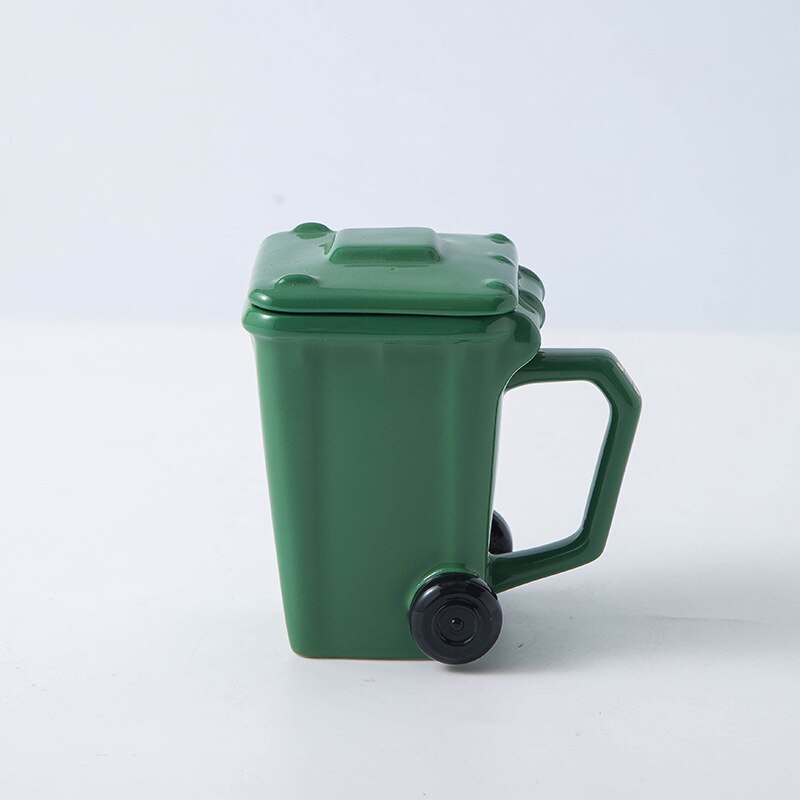 400ml Peculiar 3D Ceramic Coffee Cup Recycling Bin... – Grandado