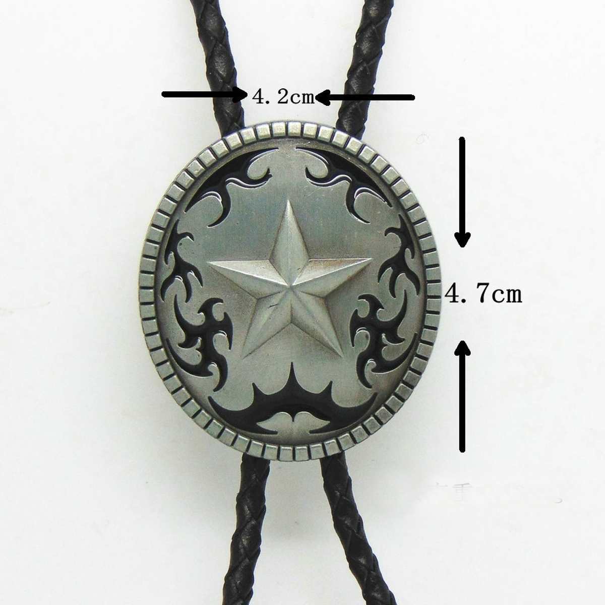 Indian Western Cowboy Oval Star Bolo Ties Rodeo Da... – Grandado